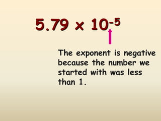 Scientific notation | PPSX | Physics | Science