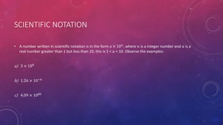 Scientific notation | PPT