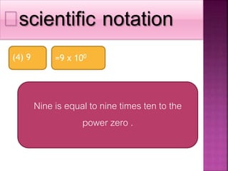 Scientific notation | PPTX