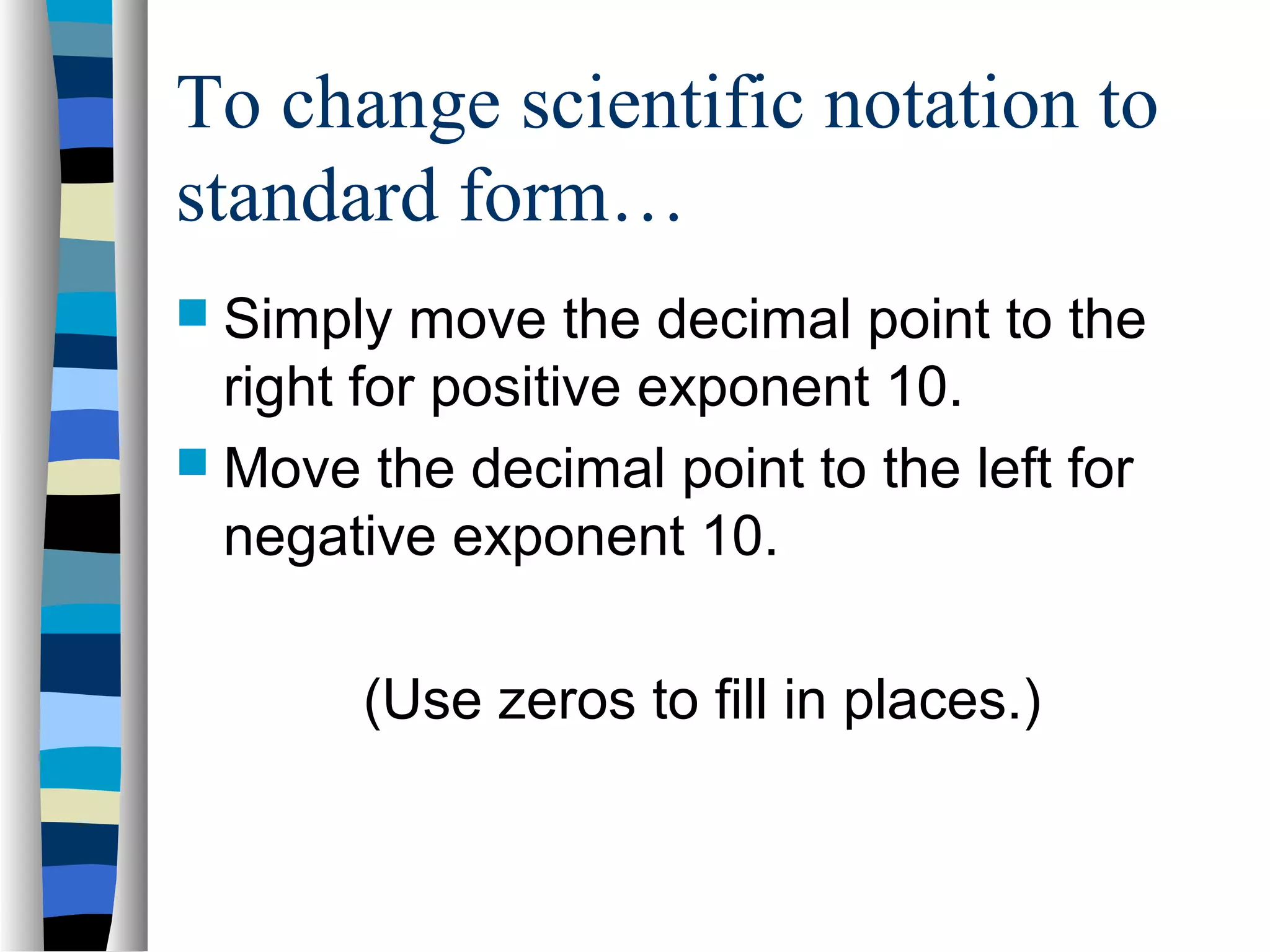 Scientific notation | PPT