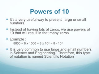 Scientific notation | PPT