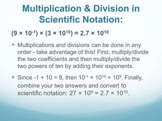 Scientific notation | PPTX