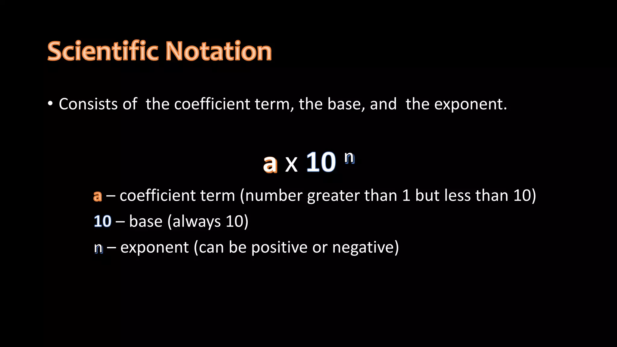 Scientific notation | PPT