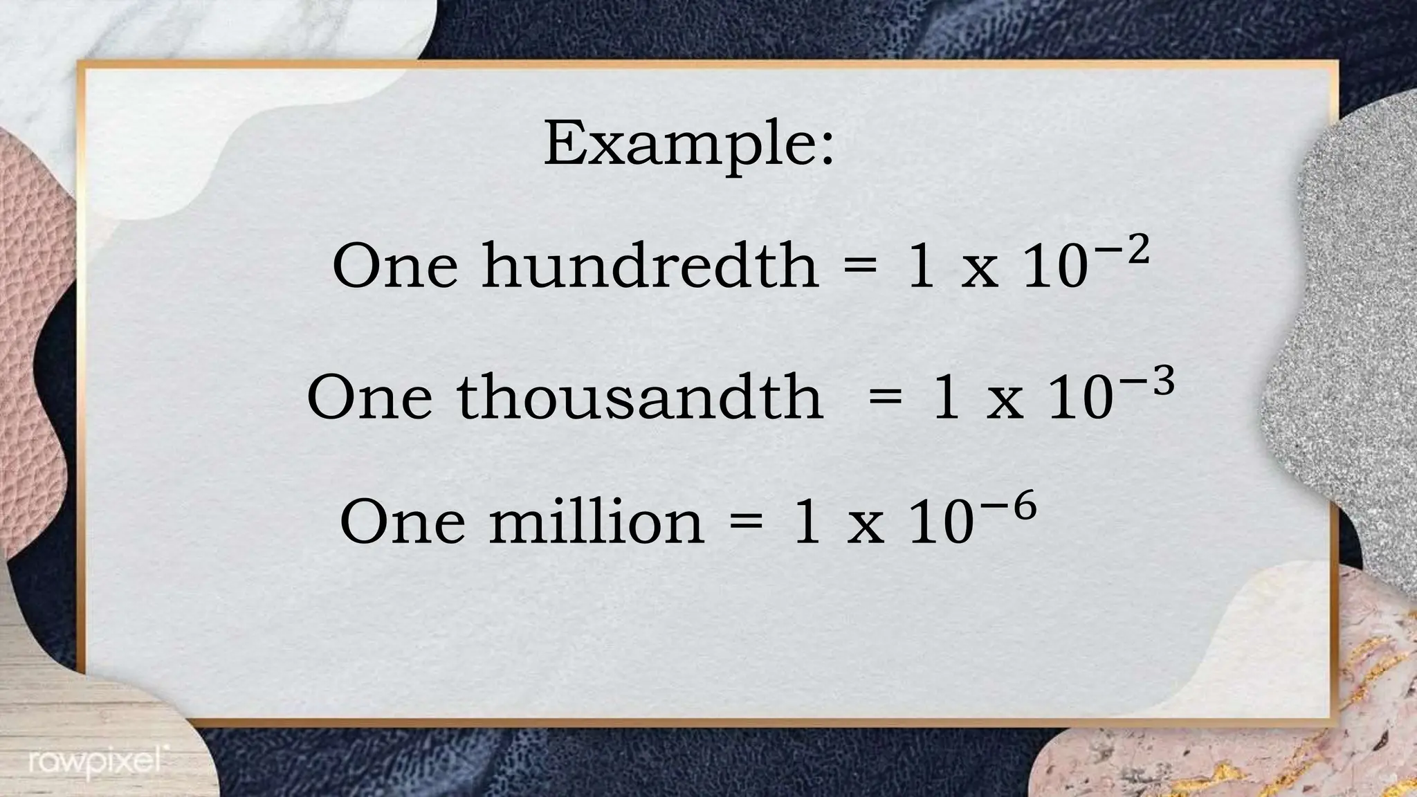 Scientific Notation Grade Seven Math7 Pptx