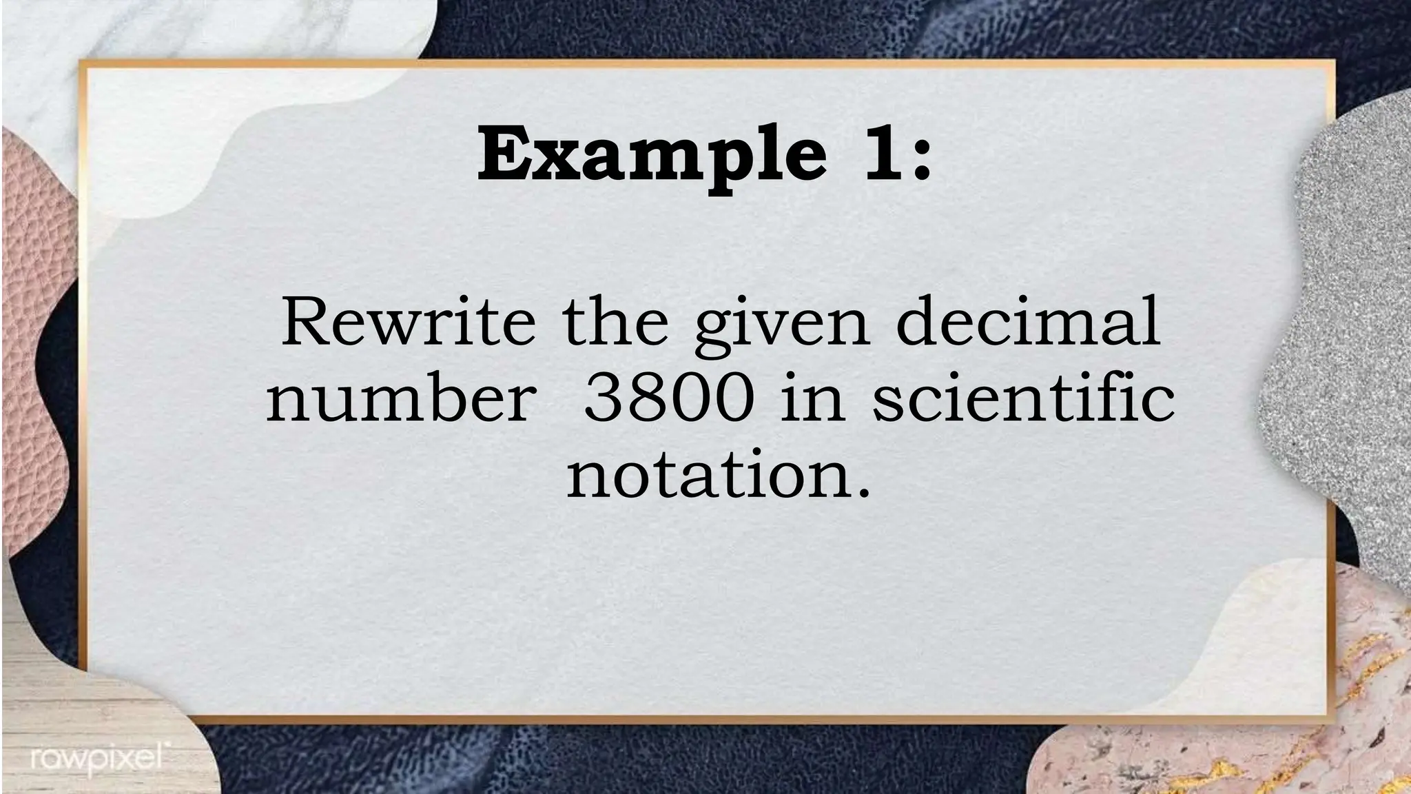 Scientific Notation Grade Seven Math7 Pptx