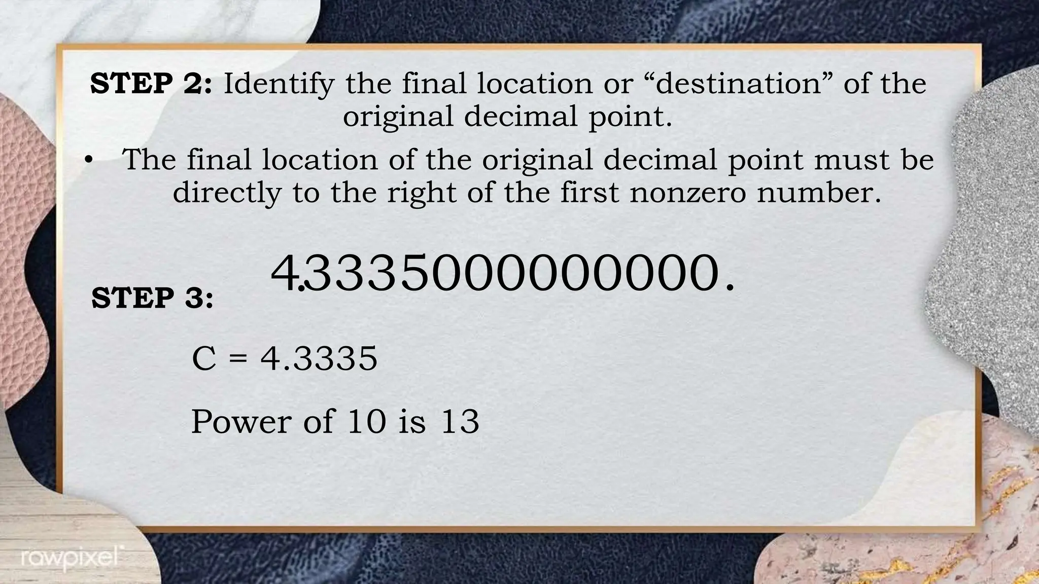 Scientific Notation Grade Seven Math7 Pptx