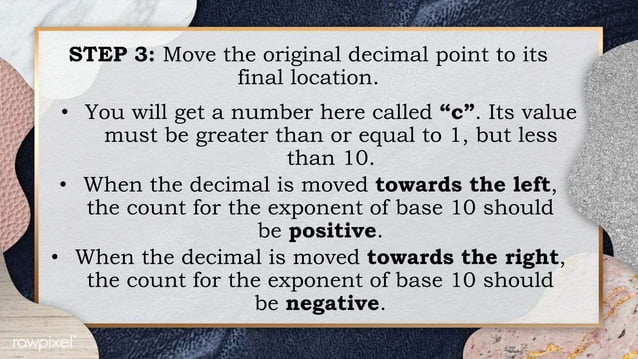 Scientific Notation Grade Seven Math7 Pptx