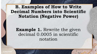 SCIENTIFIC NOTATION grade seven Math7.pptx