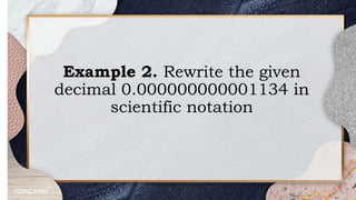 SCIENTIFIC NOTATION grade seven Math7.pptx