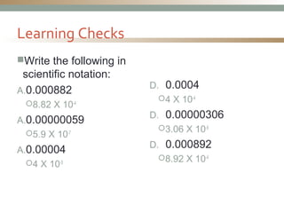 Grade 9 Uo-L4-Scientific No & Sig Dig | PPT