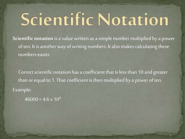 Scientific notation and significant figures | PPTX | Physics | Science