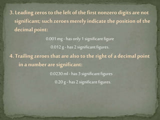 Scientific notation and significant figures | PPTX