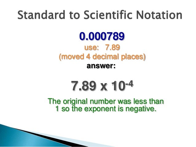 Scientific notation edmodo 2013 14