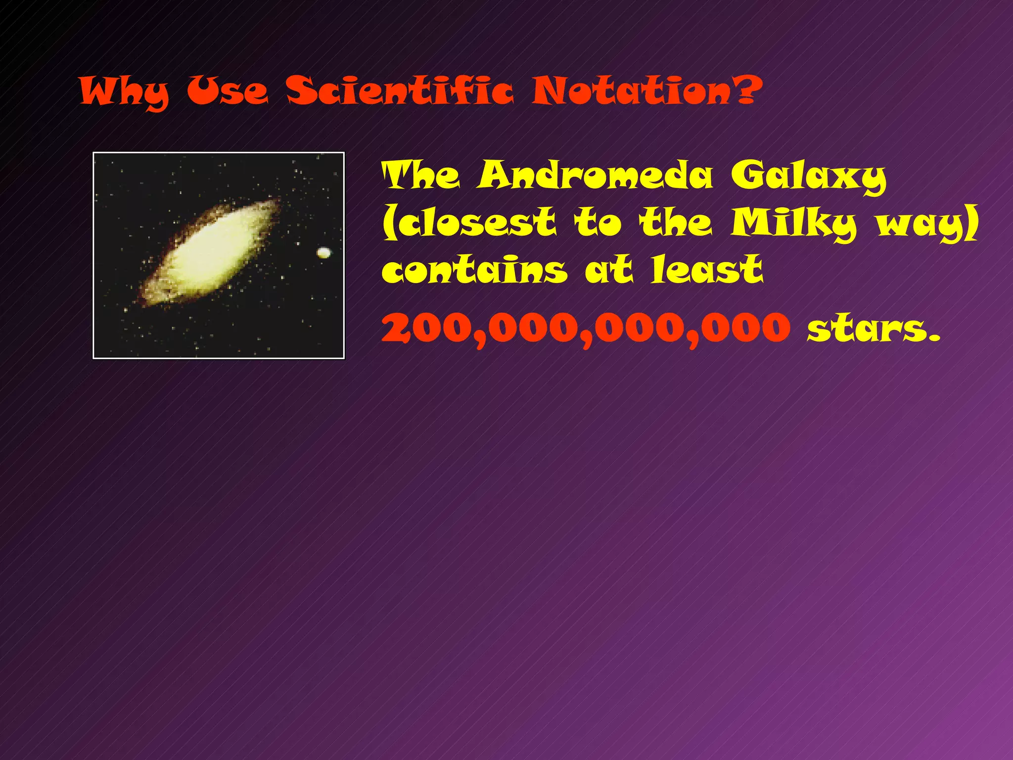 Scientific Notation with Positve Exponents | PPT