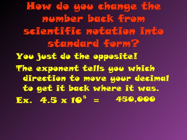 Scientific Notation with Positve Exponents | PPT | Space and Astronomy ...