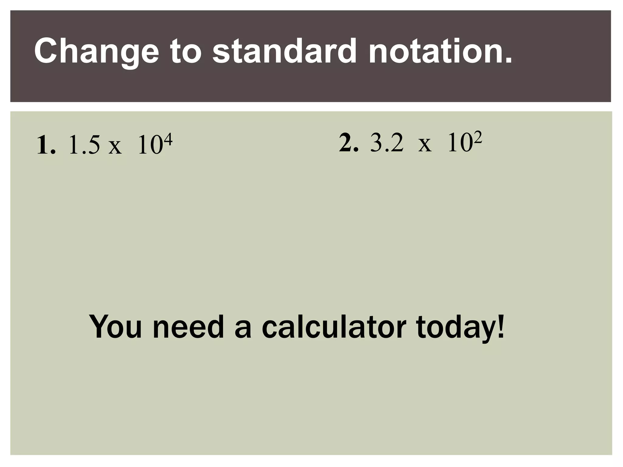 Scientific notation pbit 1 | PPT