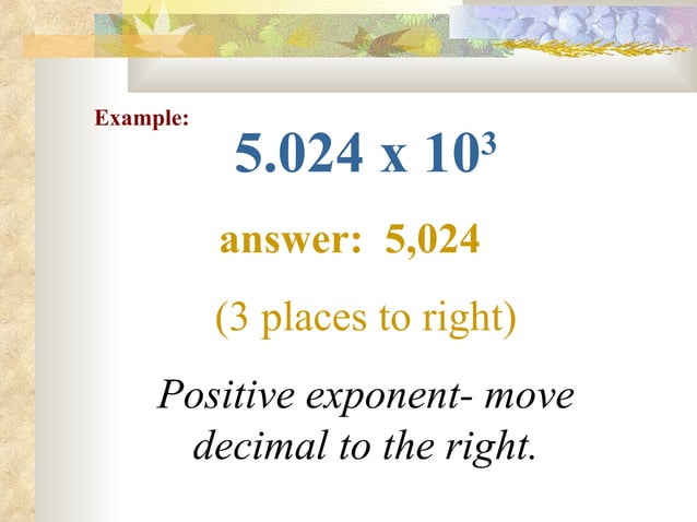 Scientific notation powerpoint | PPT