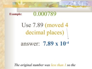 Scientific notation powerpoint | PPT | Free Download