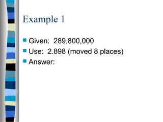Scientific notation power point | PPT