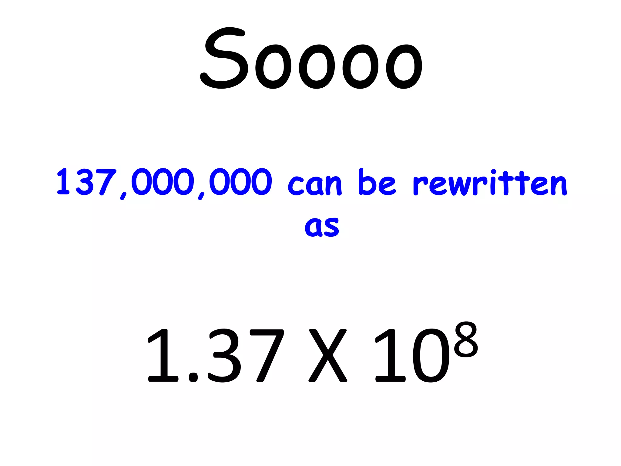 Scientific notation ppt | PPTX