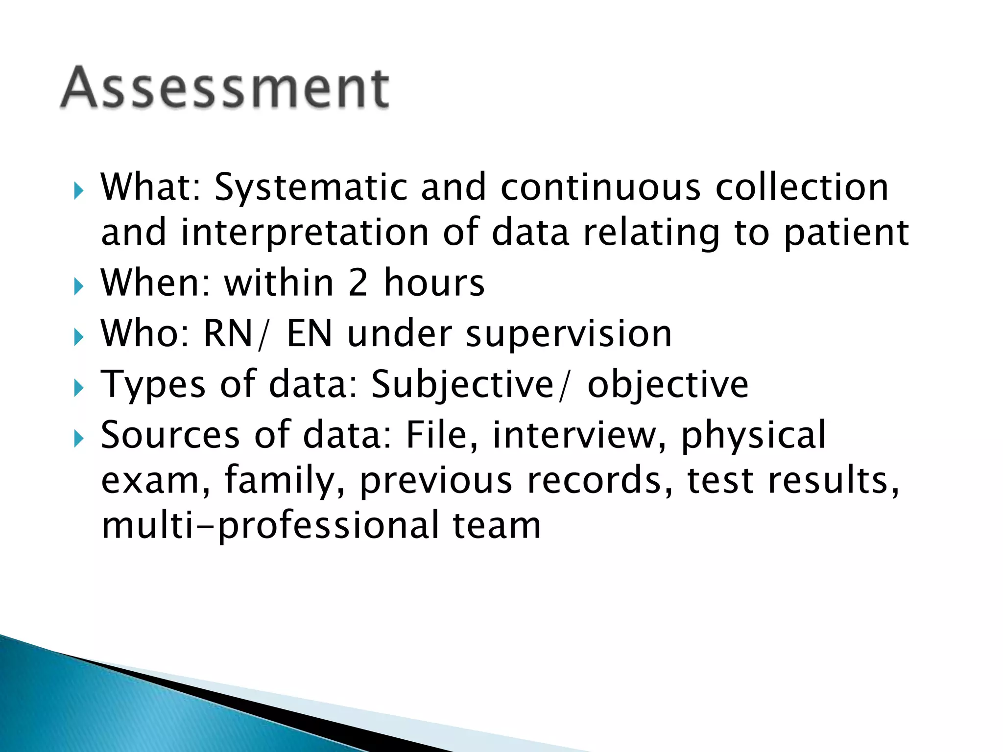 Scientific nursing process | PPTX