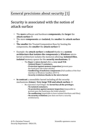 Scientific openness windows security 1819 | PDF