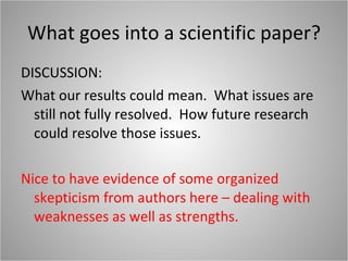Scientific Papers and Communications | PPT