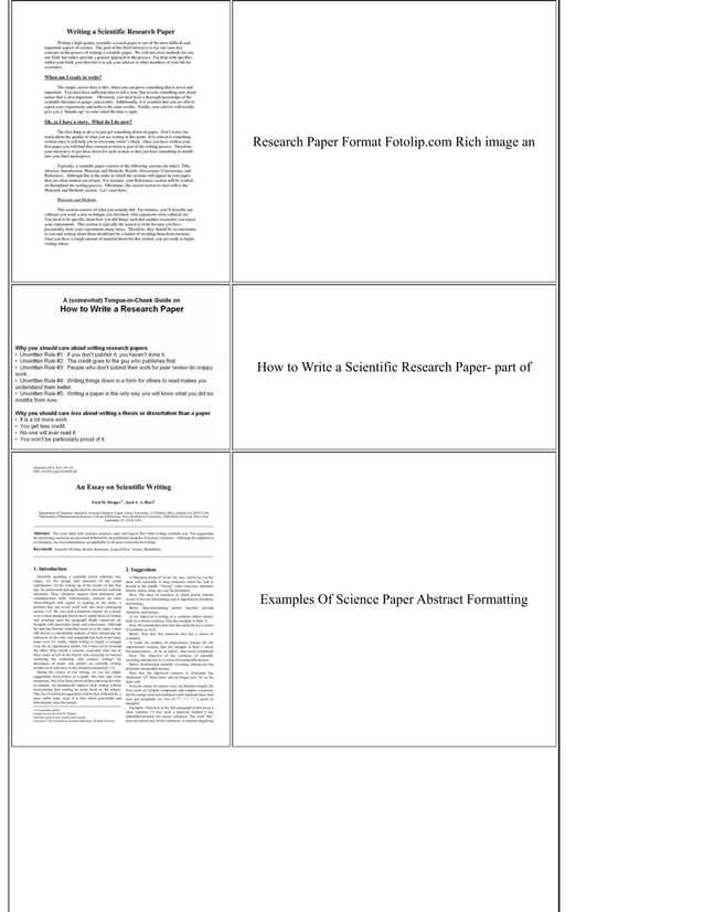 Scientific Paper Writing | PDF