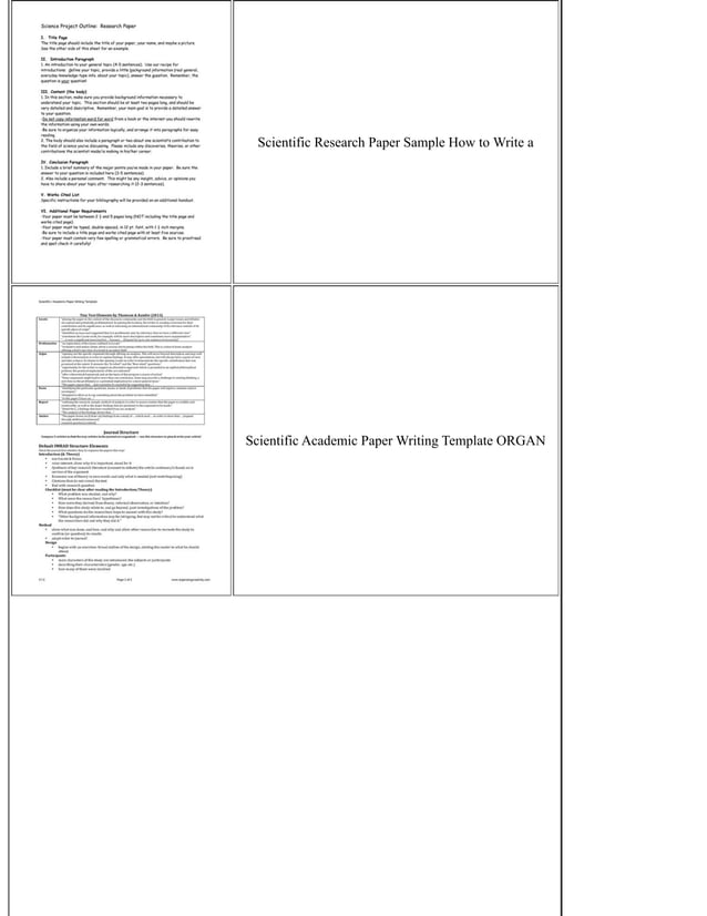 Scientific Paper Writing | PDF