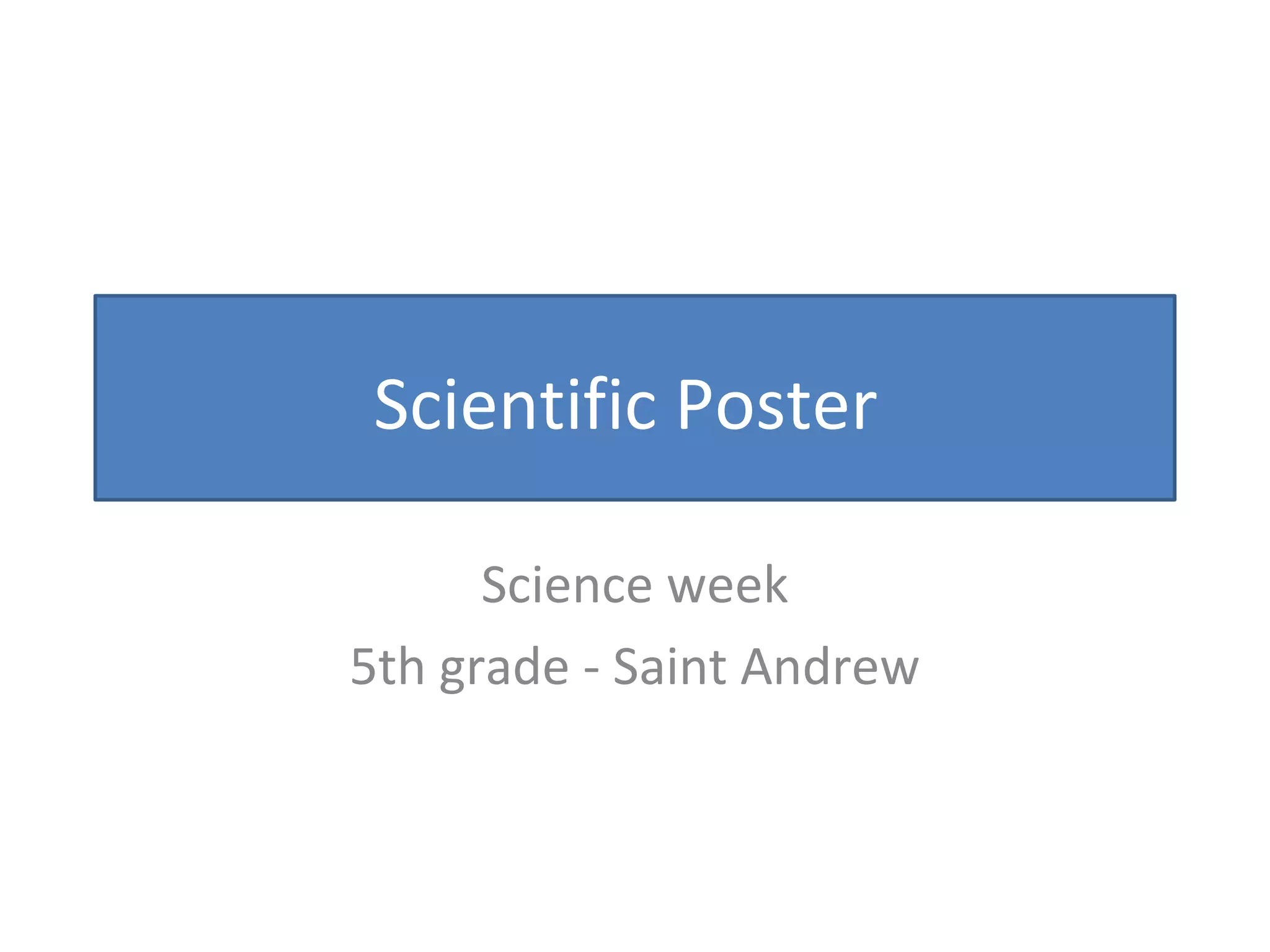 Scientific poster | ODP