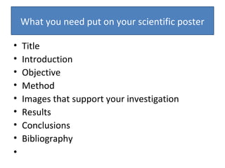Scientific poster | ODP