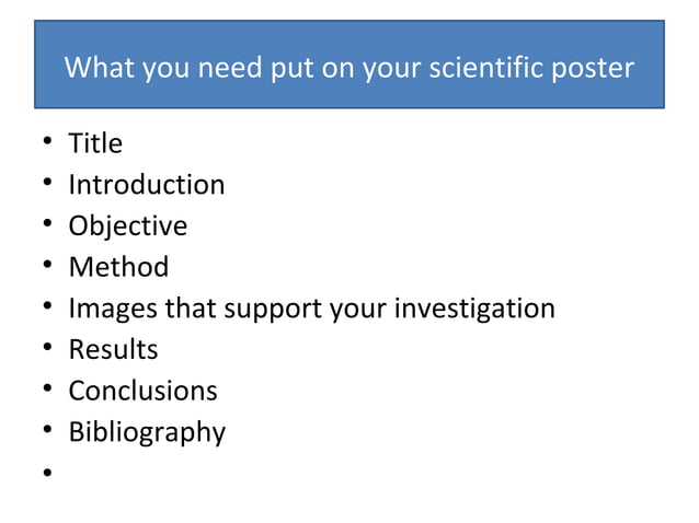 Scientific poster | ODP