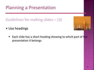 Scientific presentation skills | PPTX