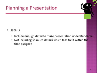 Scientific presentation skills | PPTX