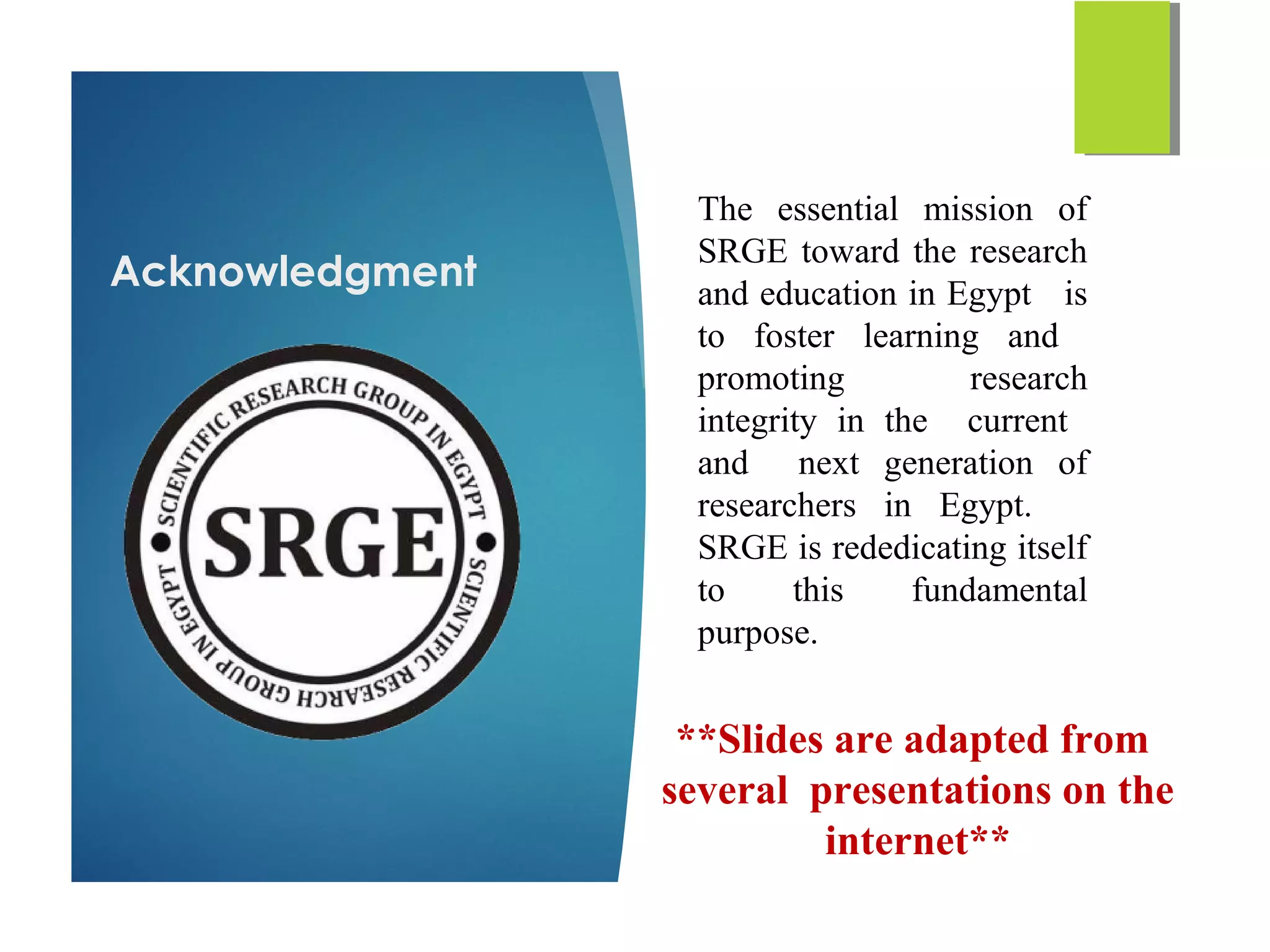 Effective Scientific Research Presentation Skills | PPT