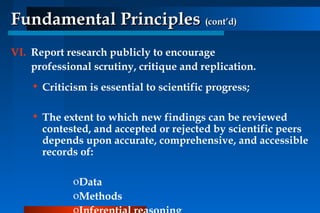 Scientific principles | PPT | Science
