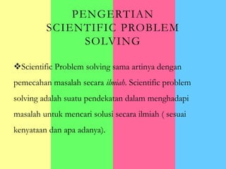 Scientific problem solving | PPT