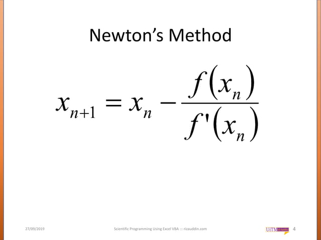 Scientific programming using Excel VBA for beginners | PPT