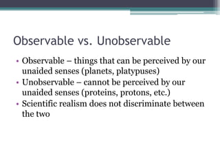 Scientific Realism | PPTX