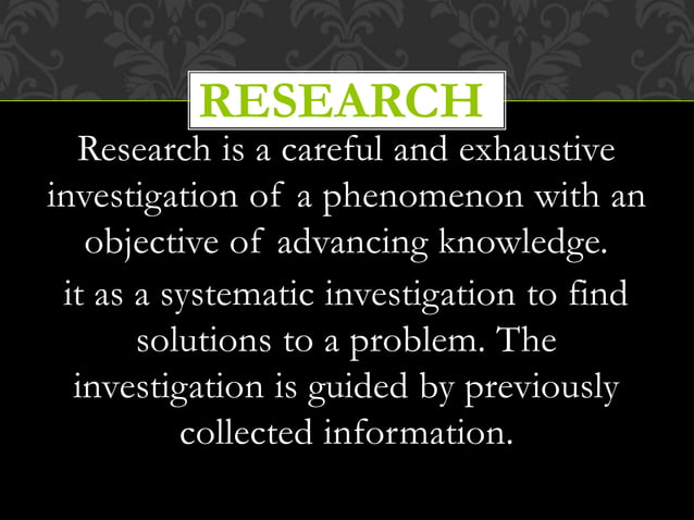 Scientific Research and its Types | PPTX | Physics | Science