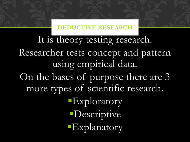 Scientific Research and its Types | PPTX | Physics | Science