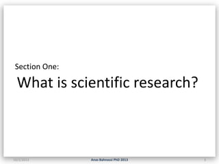 Principles of Scientific Research | PDF