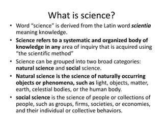 Scientific research | PPTX