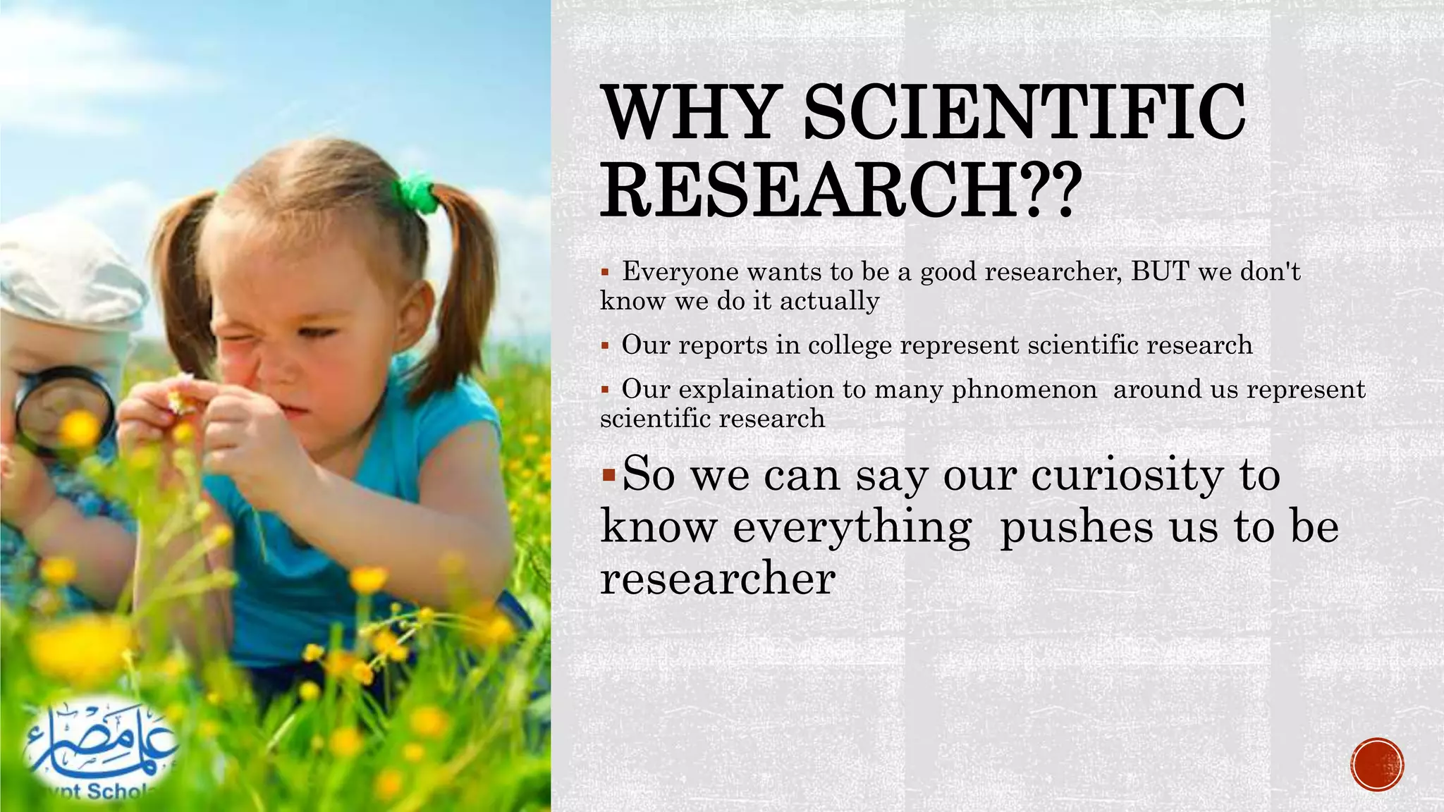Scientific research | PPT