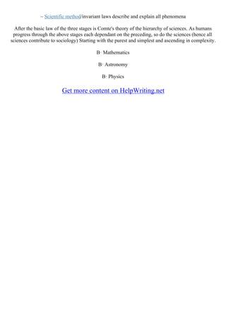 Scientific Research Essay | PDF