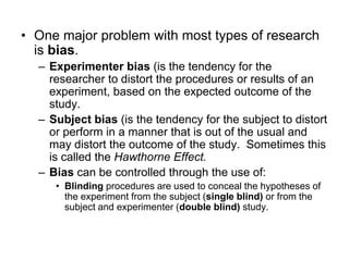 Scientific research in psychology | PDF