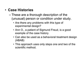 Scientific research in psychology | PDF
