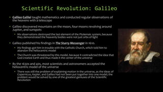 Scientific revolution | PPTX
