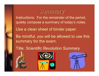 Scientific revolution | PPT