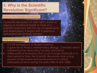 Scientific Revolution in Europe 1400-1727 | PPT